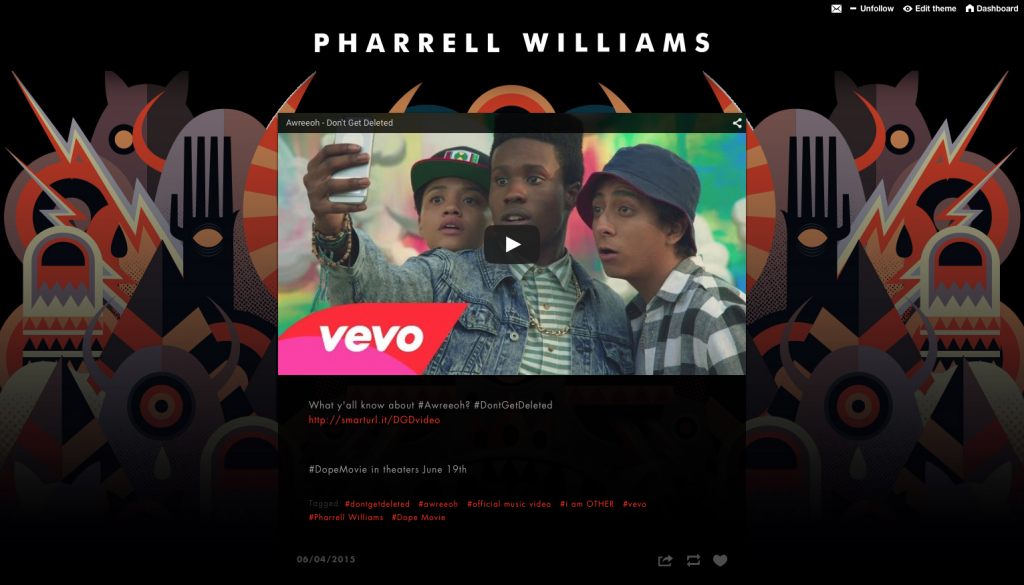 Pharrell Williams - Portfolio - Fishbucket